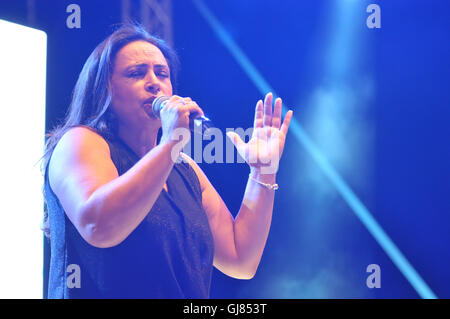 Italian singer and actress Maria Nazionale at the 78 Venice ...