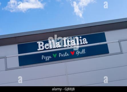 Bella Italia, Italian restaurant on Deansgate Manchester city centre UK ...