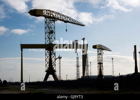 Samson and Goliath cranes owned by the infamous ship builders Harland ...