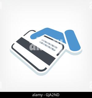 Credit card label Stock Vector Image & Art - Alamy