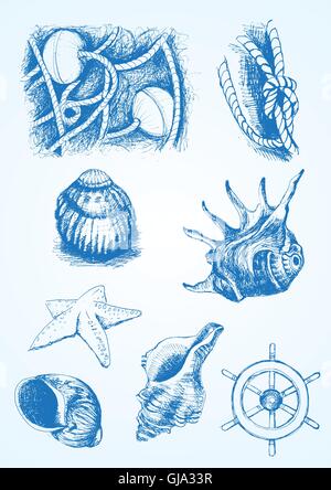 Hand drawing fish vector. Pencil, paper, felt-tip pen. Isolated object ...