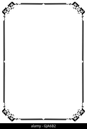 simple decorative frame Stock Vector Image & Art - Alamy