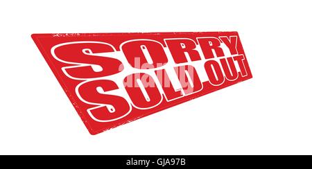 Sorry out of stock sign Stock Vector Image & Art - Alamy