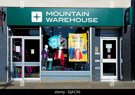 Mountain Warehouse store, England, UK Stock Photo - Alamy