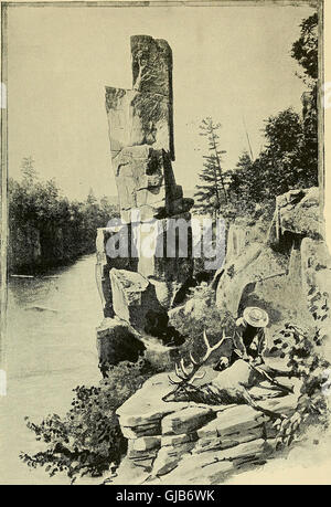 The 1885 edition of 'Outing' magazine features articles and stories ...