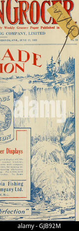 The *Canadian Grocer* magazine from January to June 1910 provides ...