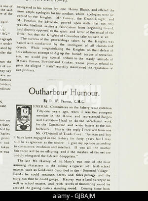 The *Newfoundland Quarterly* (1912-13) is a periodical publication that ...