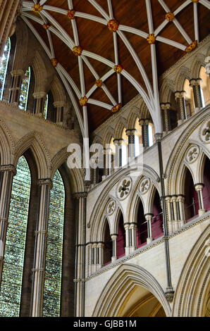 Saints Statues inside York Minster Cathedral Church; England; UK Stock ...
