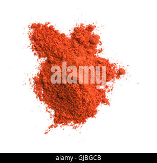 Ground hot chili pepper in a bowl. On a wooden background Stock Photo ...