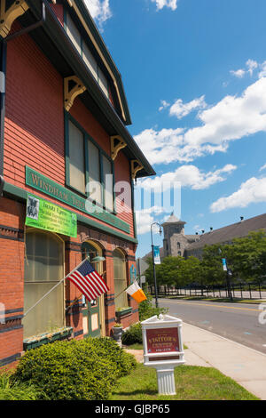 Windham Textile and history museum Willimantic CT Stock Photo - Alamy
