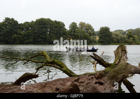 Historic day at Nordborg Castle; On the lake the audience can try ...