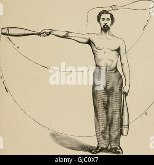 A guide to Indian club exercises with detailed illustrations of ...