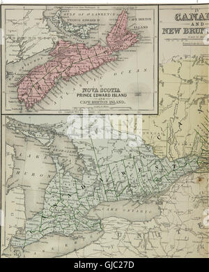*New Reference Atlas* (1865) is a comprehensive map and geographic ...