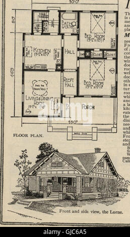The 1921 publication *Honor Bilt Modern Homes* showcases designs and ...