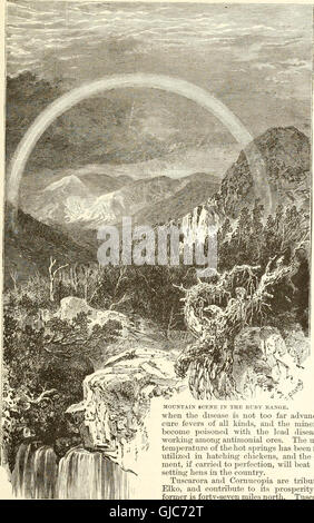 This illustrated guide details transcontinental railroad routes from ...