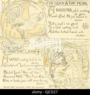 A 1908 illustrated edition of Aesop's fables, simplified for children ...