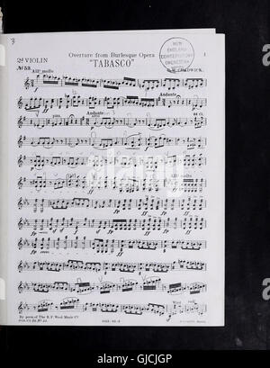 This 1894 work includes the orchestral parts for the opera 'Tabasco' by ...