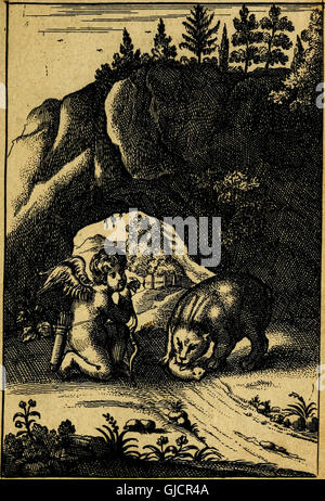 A 1690 publication featuring love emblems in four languages. It ...