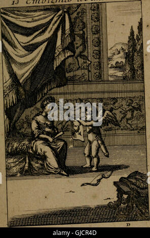 This 1683 work features love emblems written in four languages ...