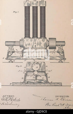 This collection features patents granted to inventor Thomas A. Edison ...
