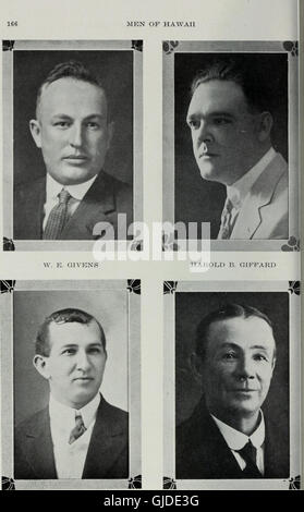 *Men of Hawaii* (1917) is a biographical reference series detailing the ...