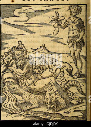 This 1581 work depicts images of ancient gods, idols, customs ...