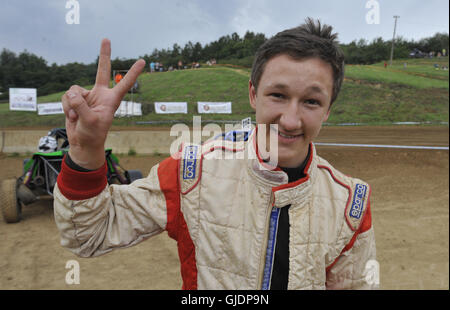 Prerov, Czech Republic. 14th Aug, 2016. First Adam Prokop of Czech ...