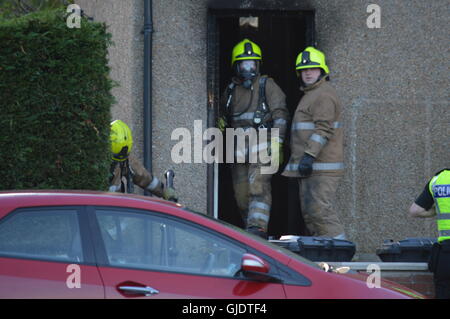 St Giles Terrace St Marys Dundee House Fire Stock Photo - Alamy