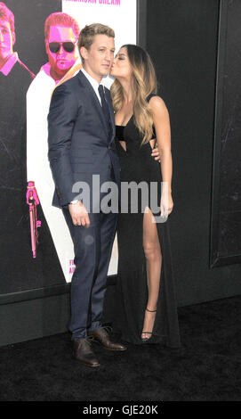 Actor Miles Teller (L) and model Keleigh Sperry attend the Vanity Fair ...