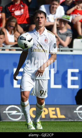 AC Milan's Davide Calabria in action during the Serie A soccer match ...
