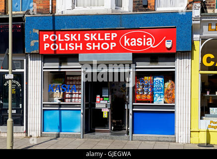 polish food shop, Scarborough, Yorkshire, England, UK Stock Photo - Alamy