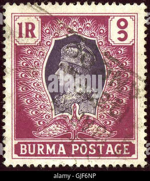 Burma postage stamp Stock Photo: 138238660 - Alamy