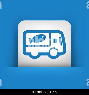 Fish van icon Stock Vector Image & Art - Alamy
