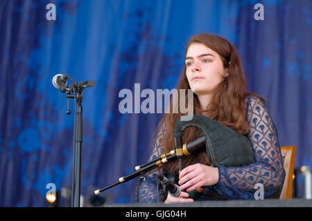 Brighde Chaimbeul winner of the 2016 BBC Young Folk Award performing at ...