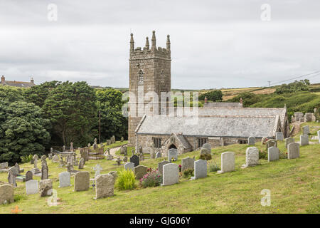St. Levan church cornwall UK Stock Photo - Alamy