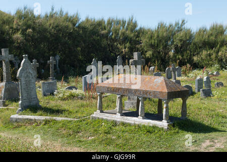 Churchyard The Parish Church of St Winwaloe, church of the storms ...