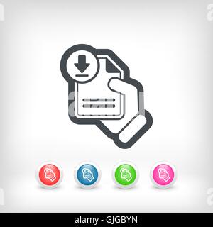 Download document link Stock Vector Image & Art - Alamy