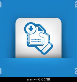 Download document link Stock Vector Image & Art - Alamy