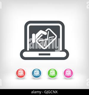 Computer mail icon Stock Vector Image & Art - Alamy