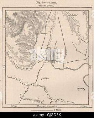 Map of Wood in Texas Stock Photo - Alamy