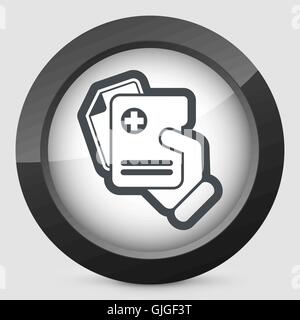 Patient medical records. Healthcare analysis, health history, test ...
