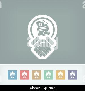 Payment reconciliation concept icon Stock Vector Image & Art - Alamy