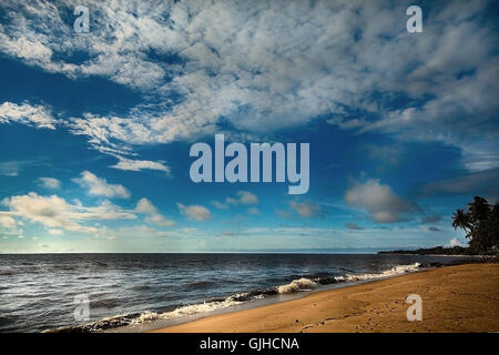 africa, beach, seaside, the beach, seashore, cameroon, tropics, africa ...