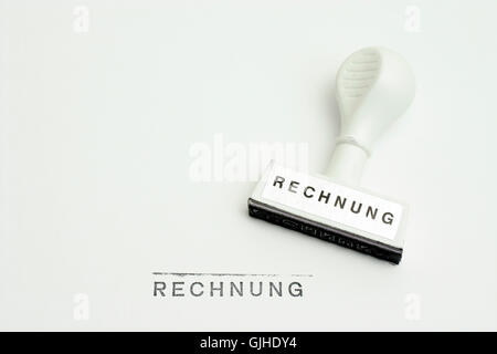 office stamp accounting Stock Photo - Alamy