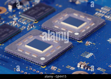 blue, PC, computers, computer, board, component, model, design, project ...