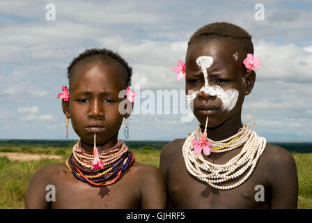 karo children,southern ethiopia Stock Photo - Alamy