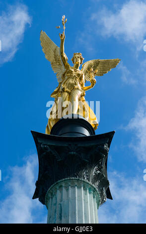golden angel angels munich emblem statue tourism sculpture bavaria ...