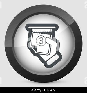 Ticket queue icon Stock Vector Image & Art - Alamy