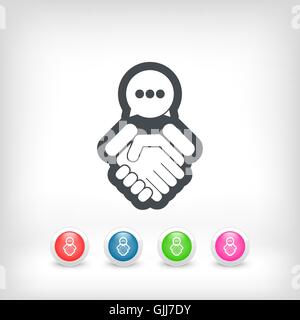Dialogue to reach an agreement Stock Vector Image & Art - Alamy