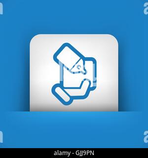 Handing a gift icon Stock Vector Image & Art - Alamy